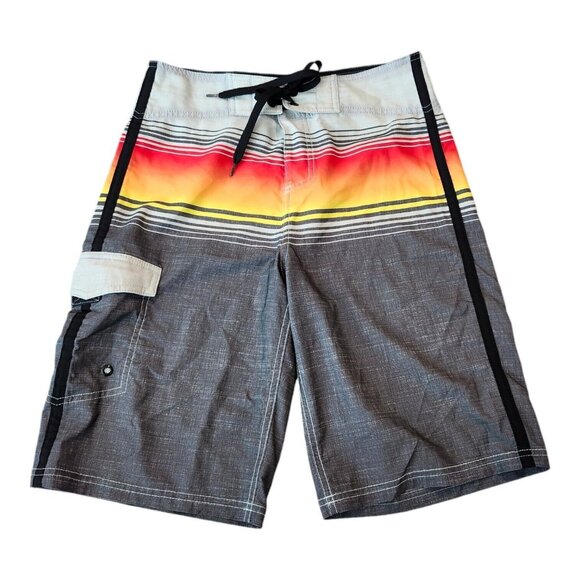 Mossimo Supply Co. | Shorts | Final Markdown Mossimo Supply Co Board Shorts Sz 3 Striped Trunks ...